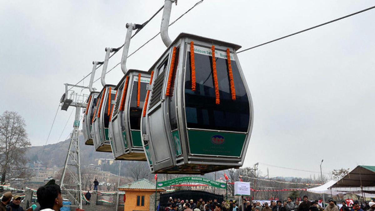 Kashmir gets a dream ropeway - The Hindu