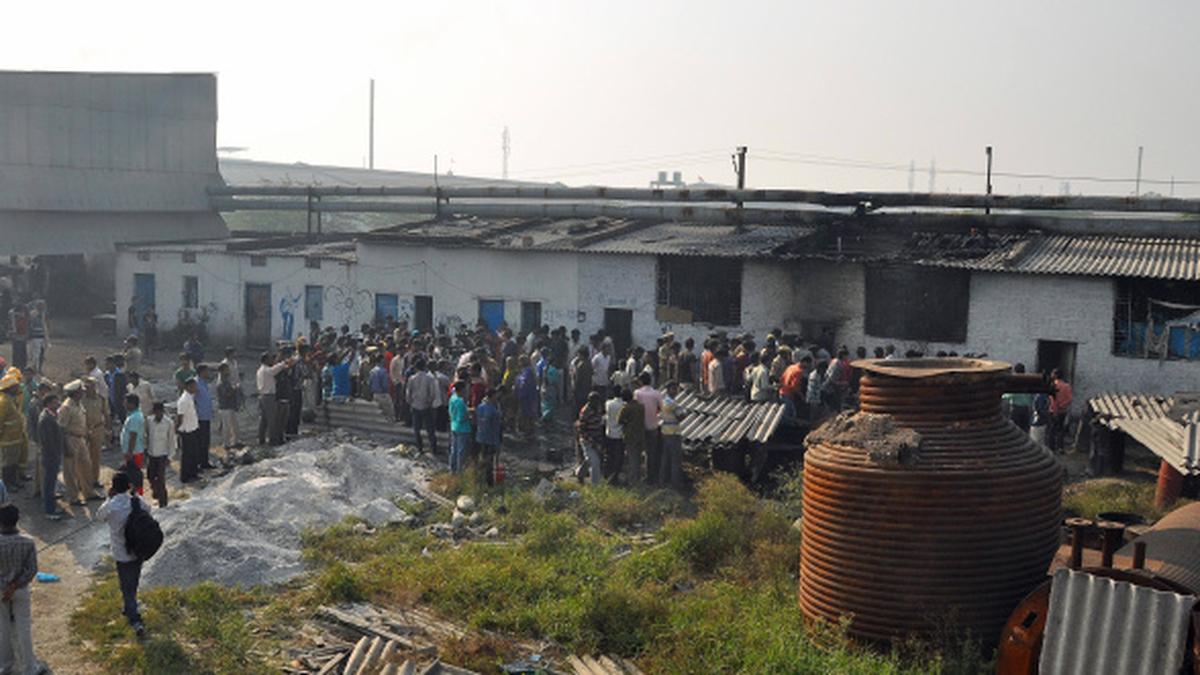 Four workers burnt alive in Hyderabad rubber factory - The Hindu