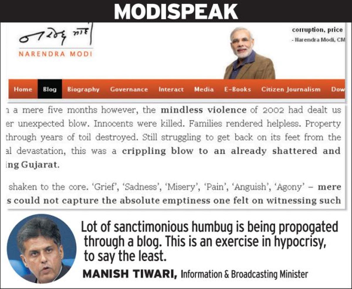 Modi says he was ‘shaken to the core’ by 2002 riots - The Hindu