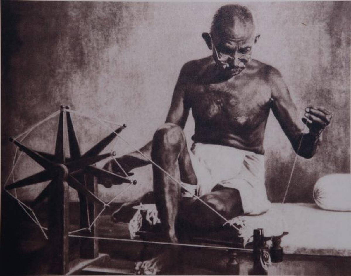 Gandhiji’s charkha sold for £1,10,000 at London auction - The Hindu