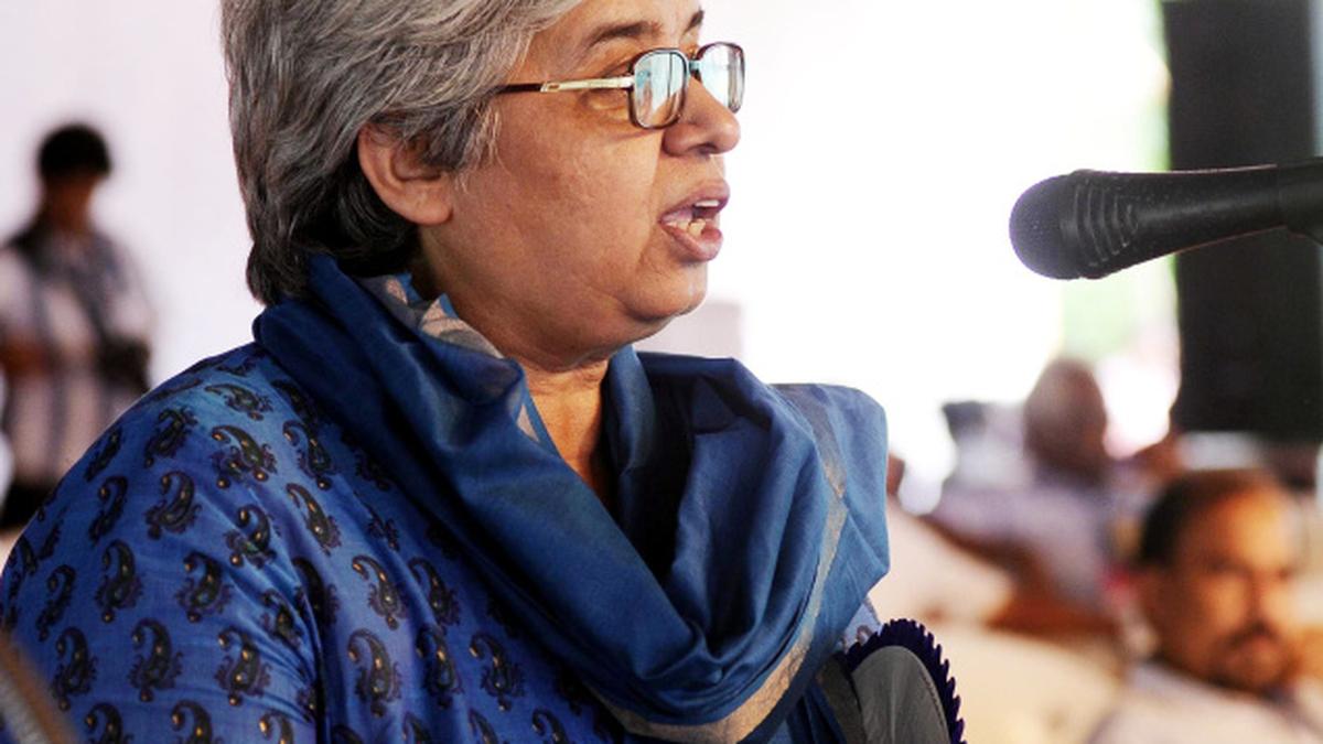 Save nation from communal forces: Shabnam Hashmi - The Hindu