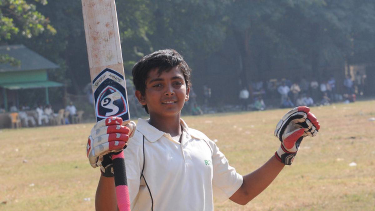 At 14, Mumbai schoolboy Prithvi creates history with 546 - The Hindu
