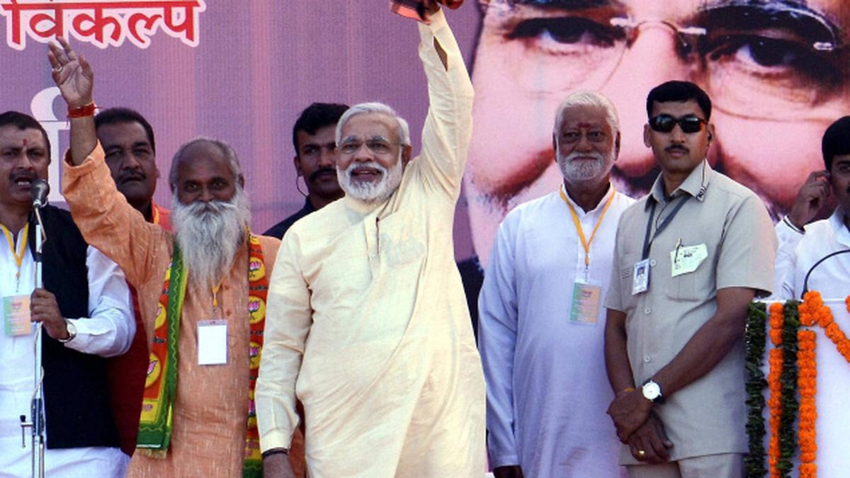 Congress promoting vote bank politics, divisive policies: Modi - The Hindu