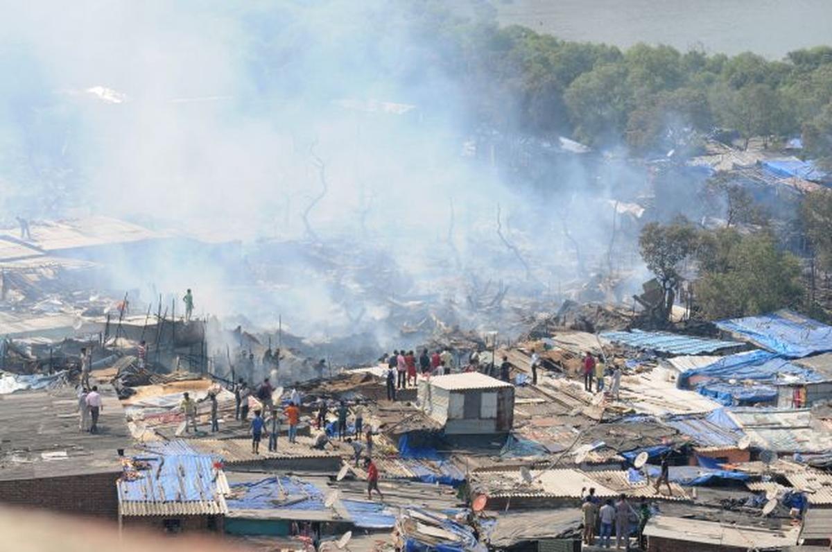 One killed, several hutments gutted in Mumbai fire mishaps - The Hindu