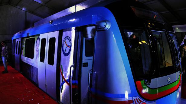 First Metro train to arrive in May 2014 - The Hindu