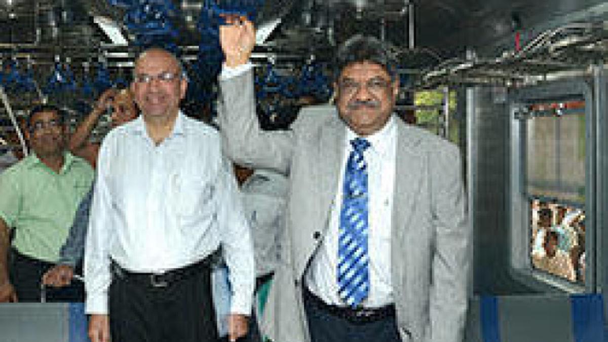 ICF unveils prototype of EMU rake with stainless steel body - The Hindu