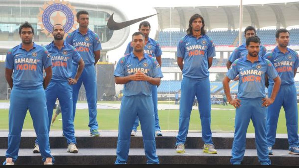 Team India to don new jersey - The Hindu