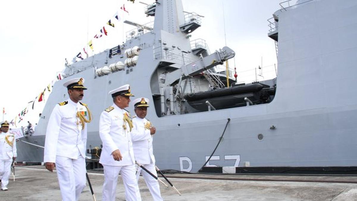 INS Sunayna, largest naval offshore patrol vessel, commissioned - The Hindu
