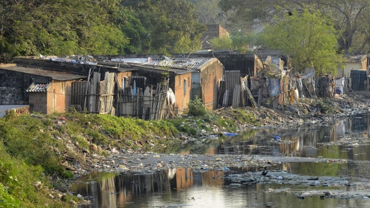 Resettlement of slums hinders flood control - The Hindu