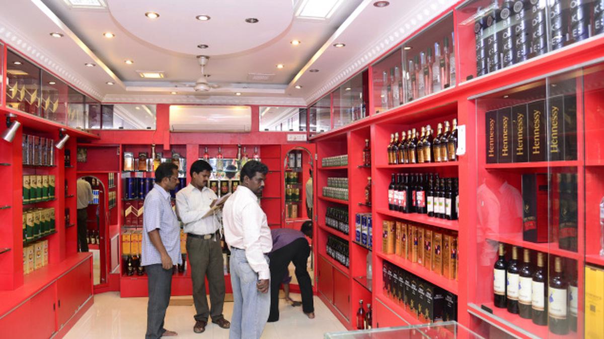 Tasmac opens swanky outlet inside mall - The Hindu