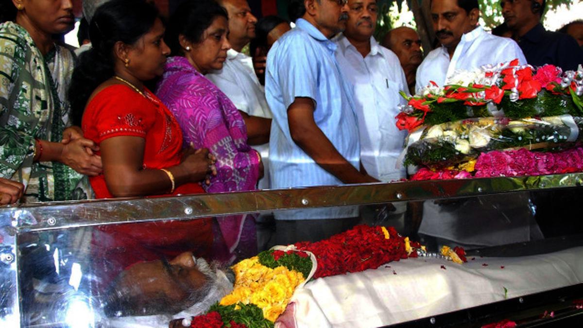 Ravuri laid to rest with full state honours - The Hindu
