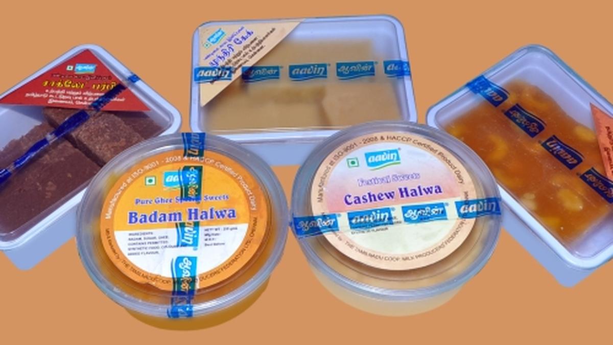 Aavin launches new sweets for Deepavali - The Hindu