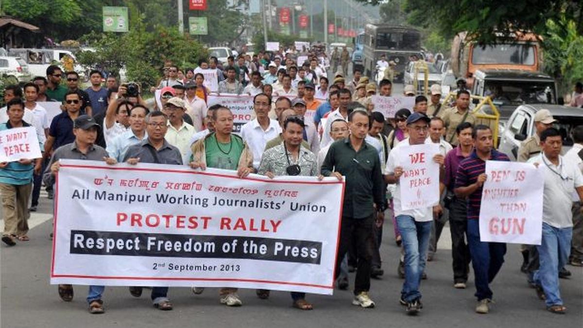 Newspaper ban: Manipur CM refuses to intervene - The Hindu