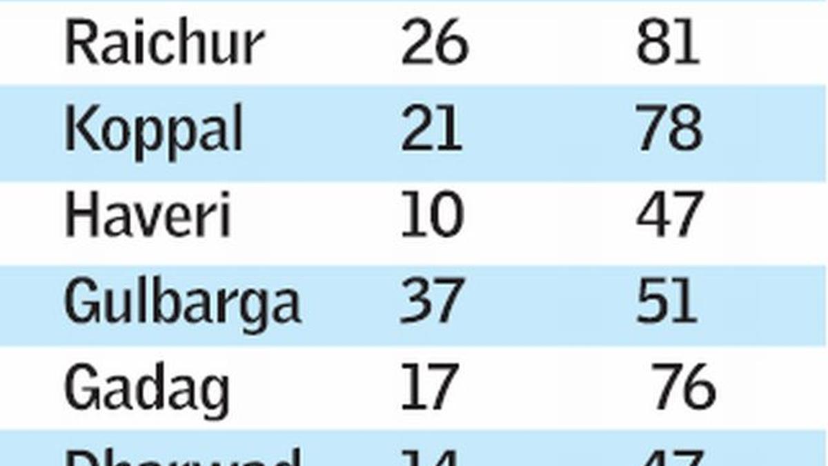 North-interior Karnataka getsthree times average rainfall - The Hindu