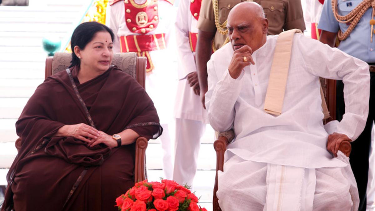 Rosaiah lauds Jayalalithaa for TN’s development - The Hindu