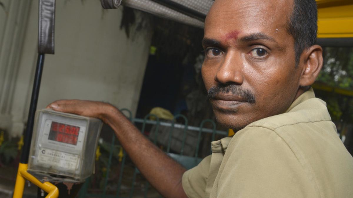 For this Chennai auto driver, meter ticks and money pours in - The Hindu