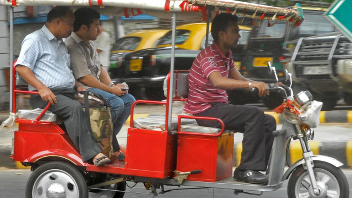 Committee on status of e-rickshaws in Delhi - The Hindu