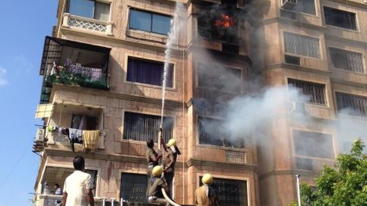 Flat gutted in Kilpauk fire - The Hindu