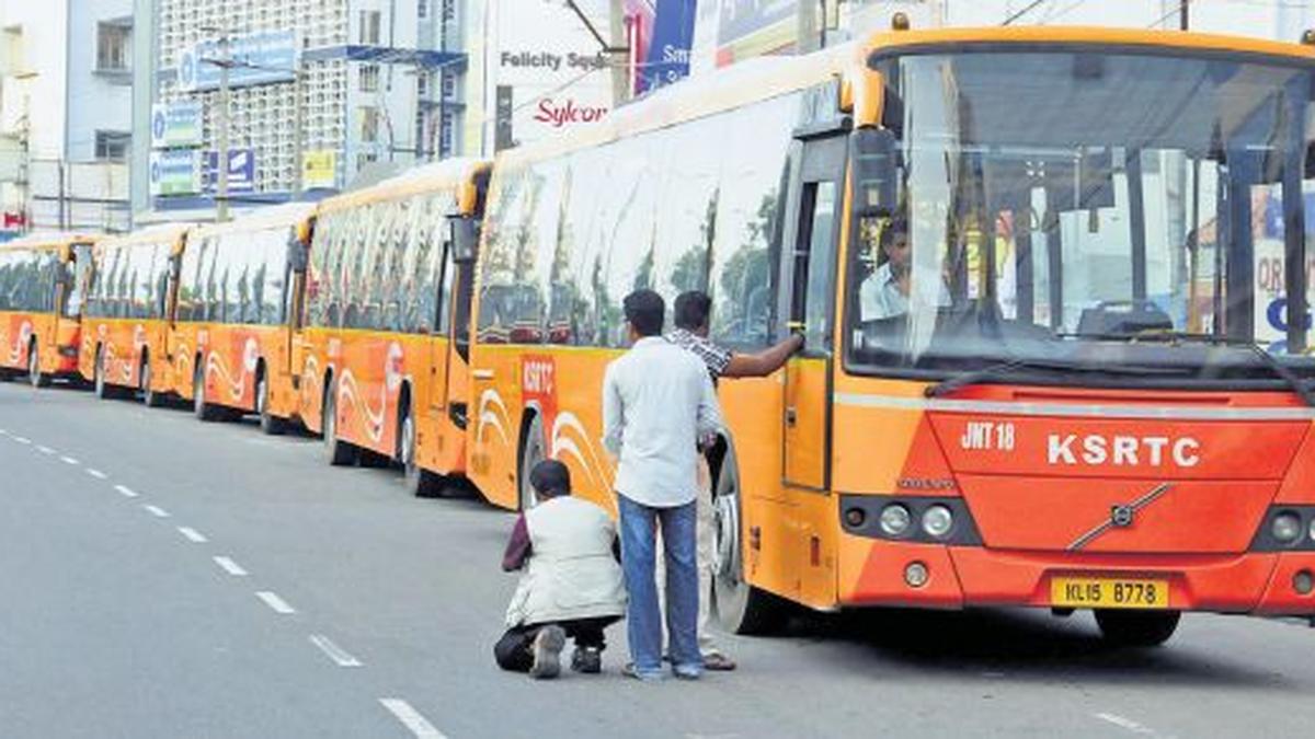 Free travel for students on KSRTC buses - The Hindu