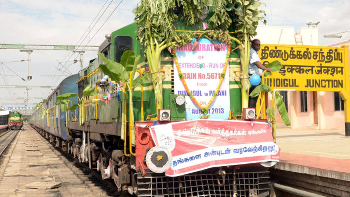 ‘New trains to Palani soon’ - The Hindu