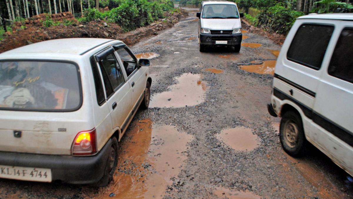 The tale of bad stretches of roads - The Hindu