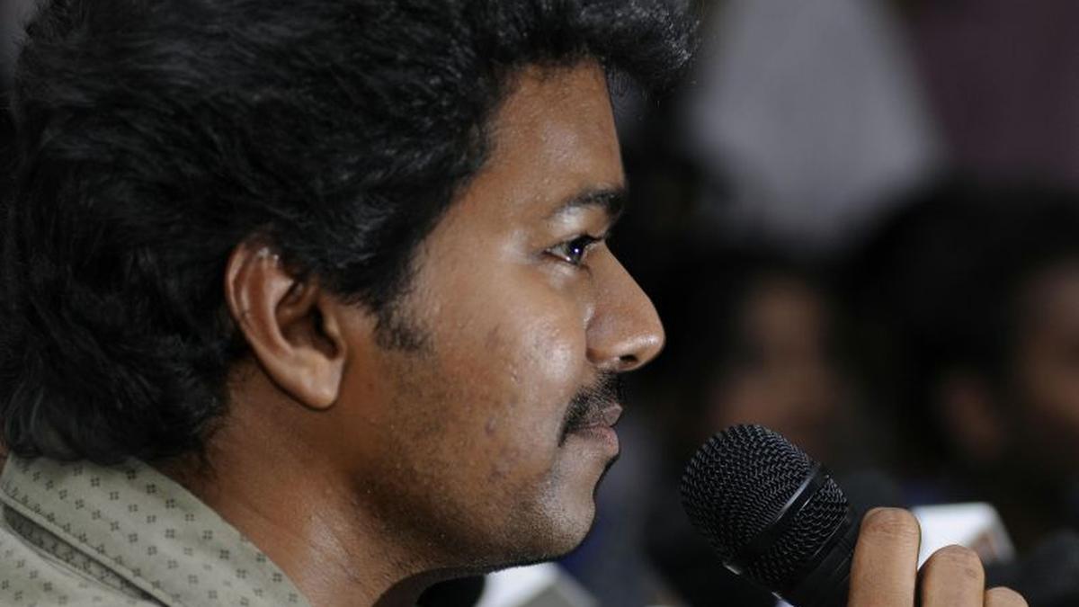 Actor Vijay’s appeal to fans - The Hindu