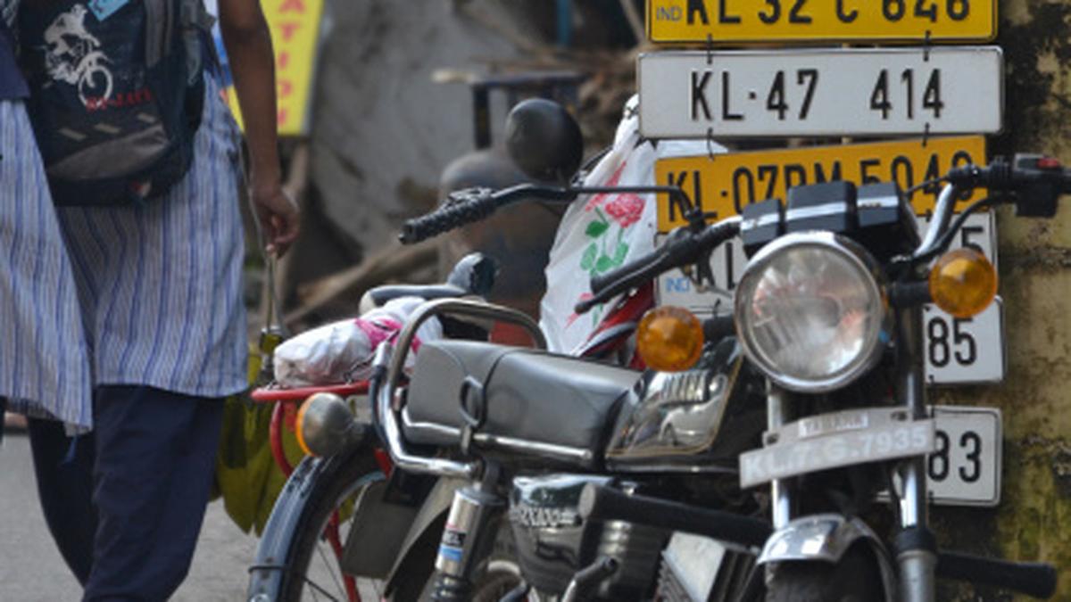 Painted or stickers, tampering number plates is all too easy - The Hindu