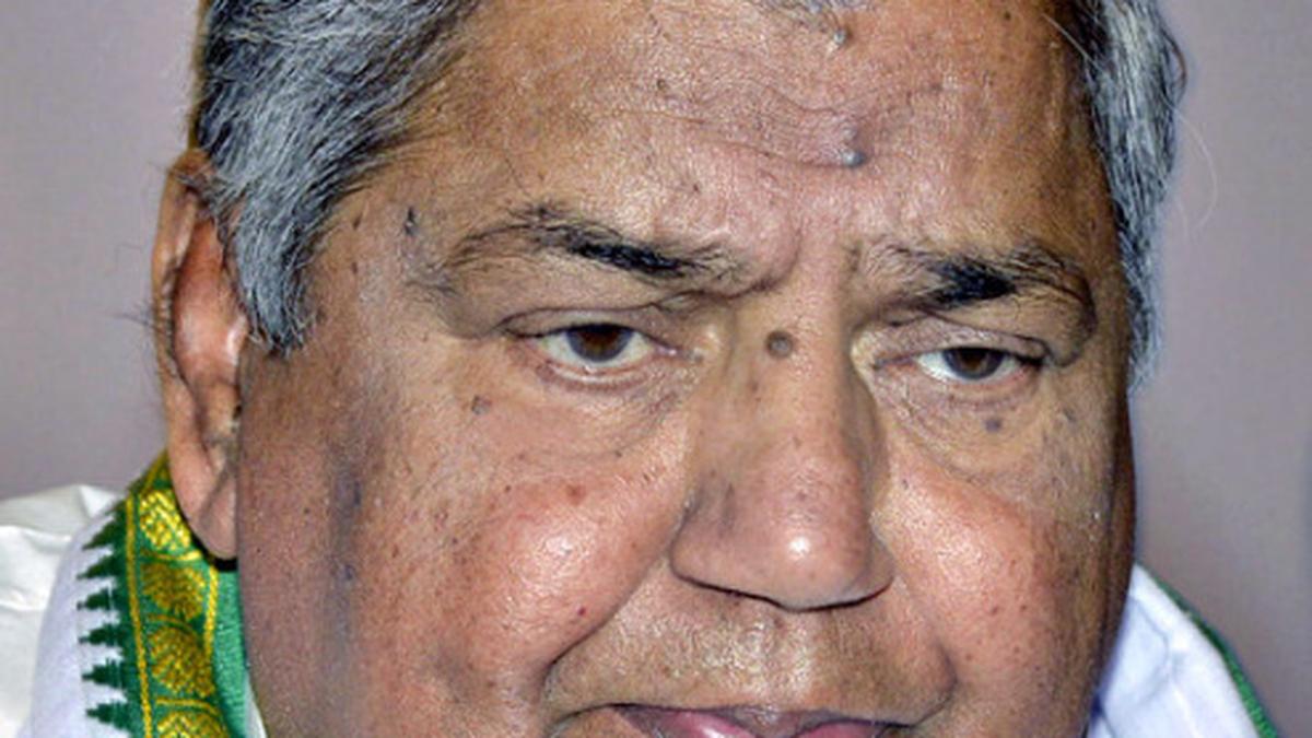 Dharam Singh wants to contest from Bidar again - The Hindu