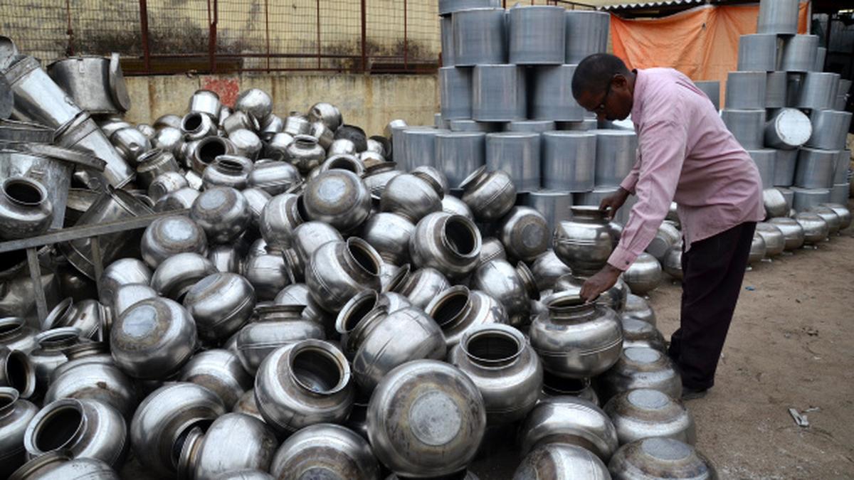 Utensils industry facing tough times - The Hindu