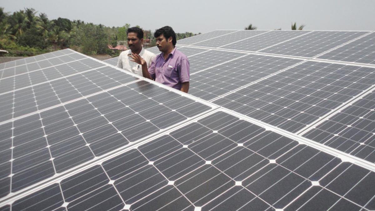 Tenhipalam scripts success story with solar power - The Hindu