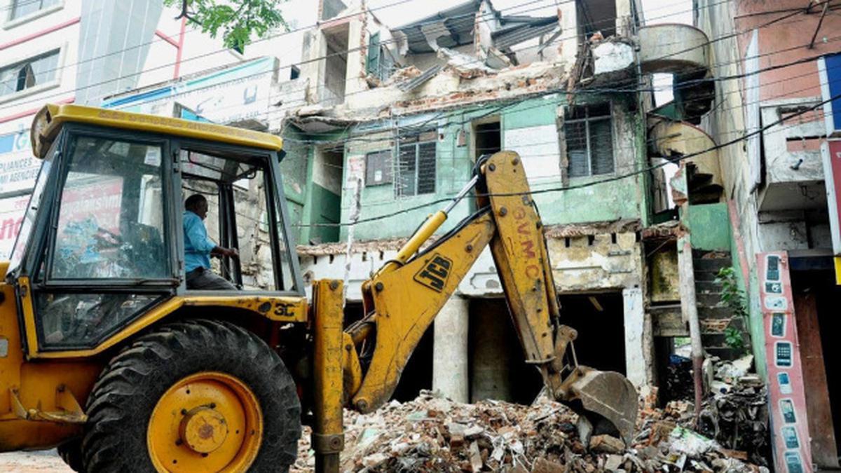 GVMC to verify stability of identified buildings - The Hindu