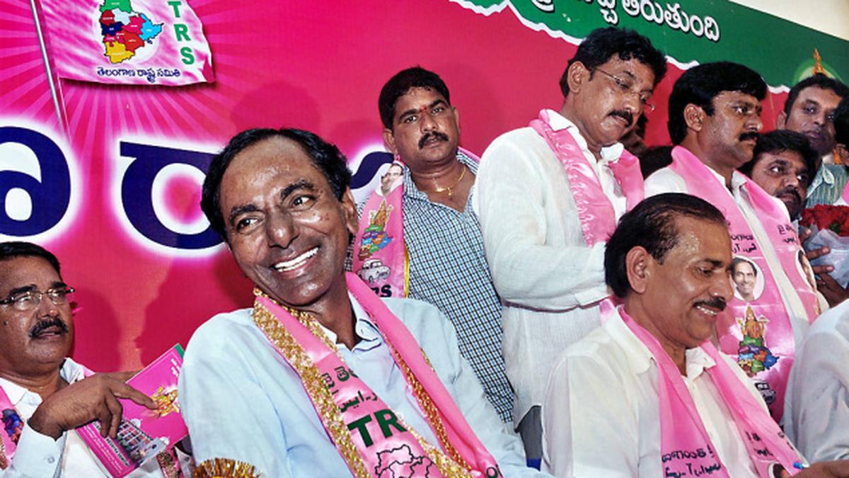 Stop trusting Congress: KCR - The Hindu