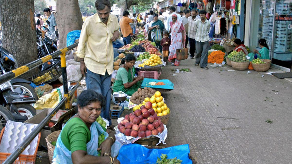 Uncertainty looms large over future of footpath vendors - The Hindu