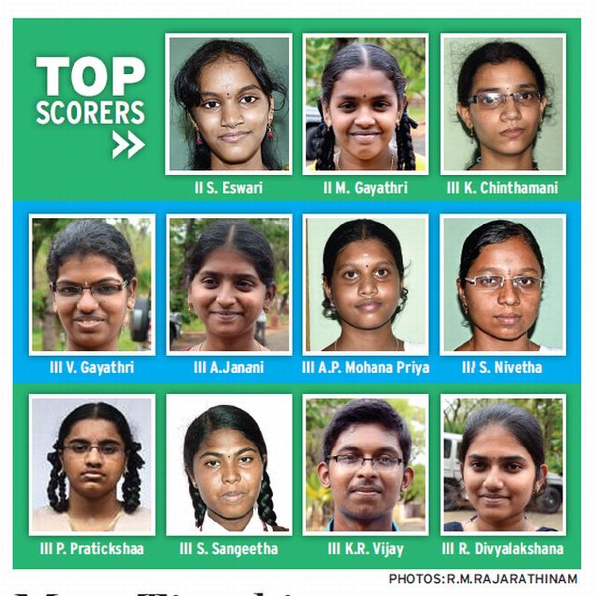 Meet Tiruchi's Class ten toppers - The Hindu