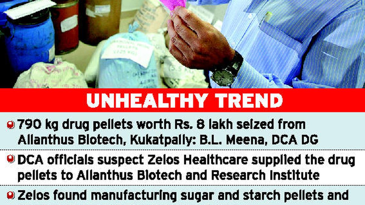 Unlicensed drugs seized in Hyderabad - The Hindu