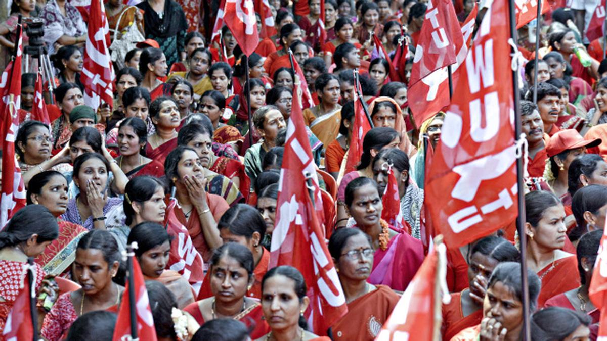 Trade unions try to sensitise workers on labour issues - The Hindu