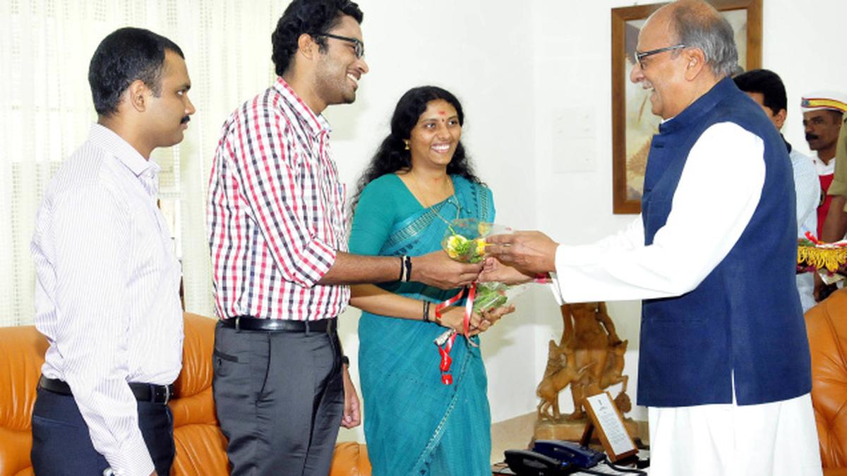 Civil services exam toppers felicitated - The Hindu