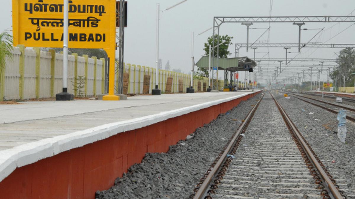 Dindigul-Villupuram project set to cross another milestone - The Hindu