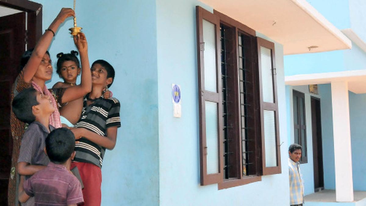 A slum overhauled, in look and in life - The Hindu