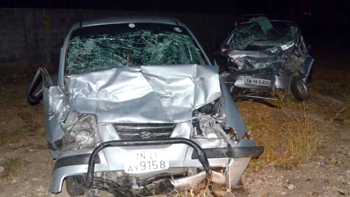 Three killed, five injured in road mishap on ECR - The Hindu