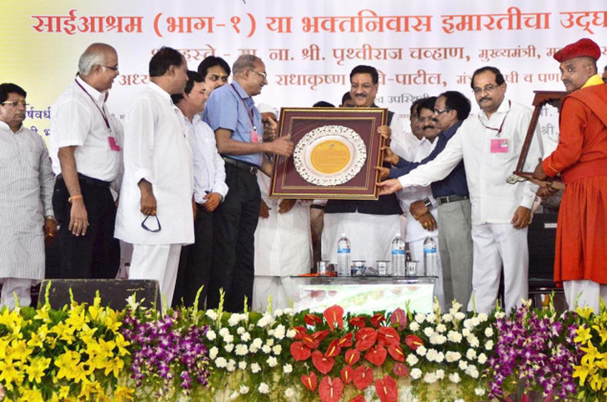 Grand plan for Sai Baba Samadhi: Chavan - The Hindu