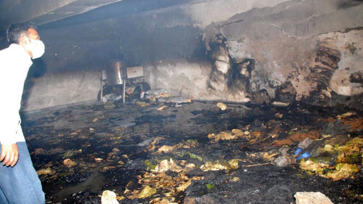 Fire breaks out in TTD storeroom - The Hindu