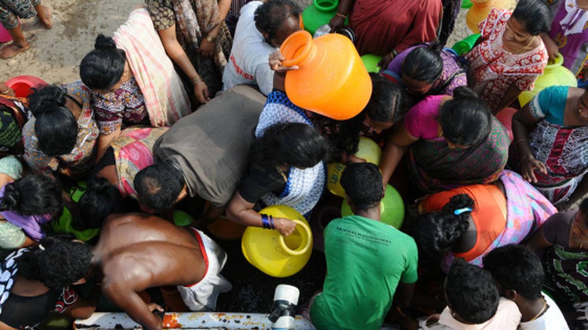 Water supply on alternate days not enough: residents - The Hindu