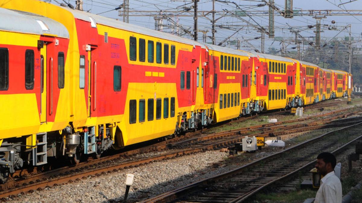 AC double decker train to Bangalore from Thursday - The Hindu