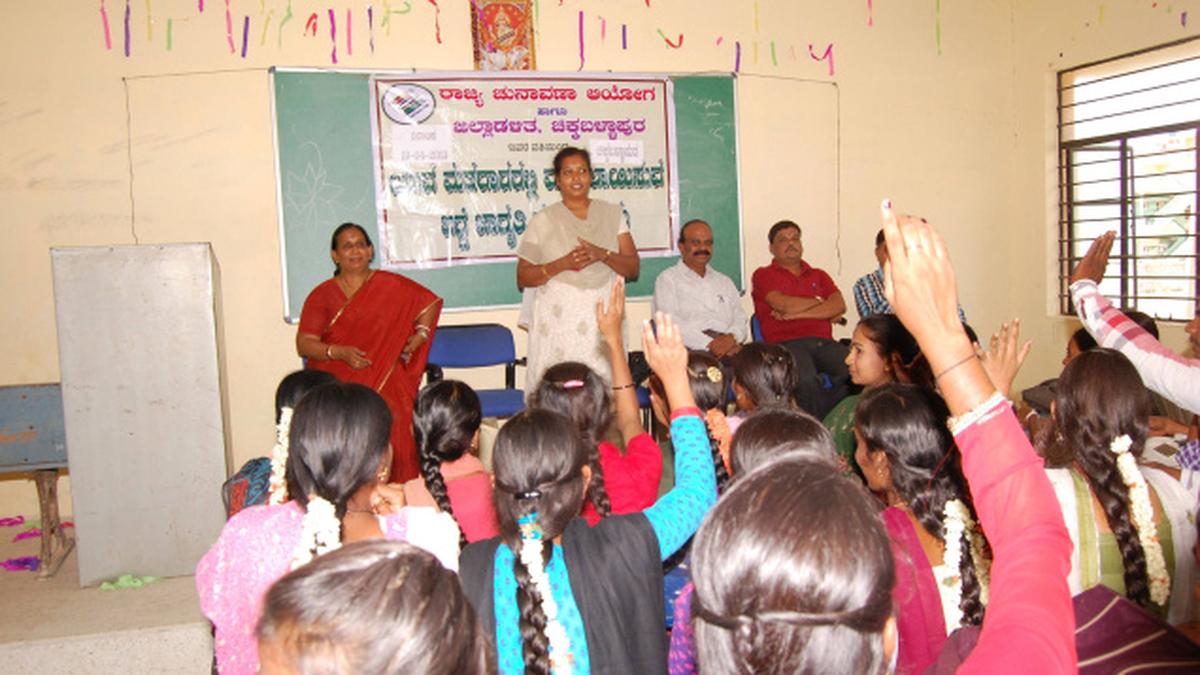 Chickballapur district has 9,01,960 voters - The Hindu