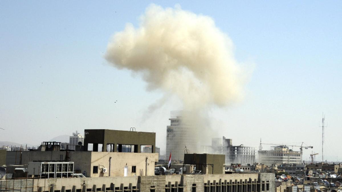 13 killed in Damascus bombing - The Hindu