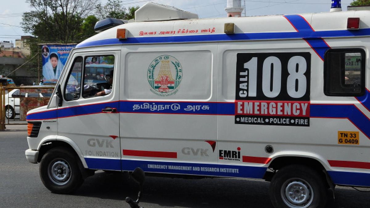 '108’ service attends to 23,800 emergencies in Madurai district - The Hindu