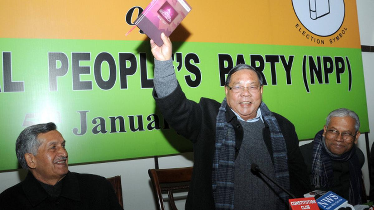 Sangma launches NPP, forms alliance with NDA - The Hindu