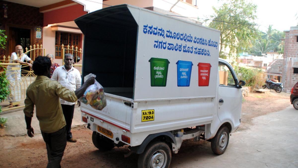 Odd timings mar door-to-door waste collection - The Hindu