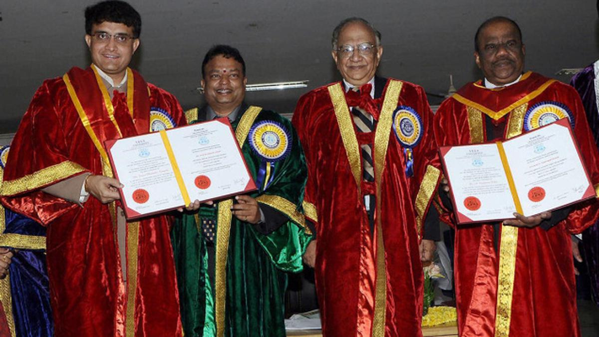 Special convocation at Vels University - The Hindu